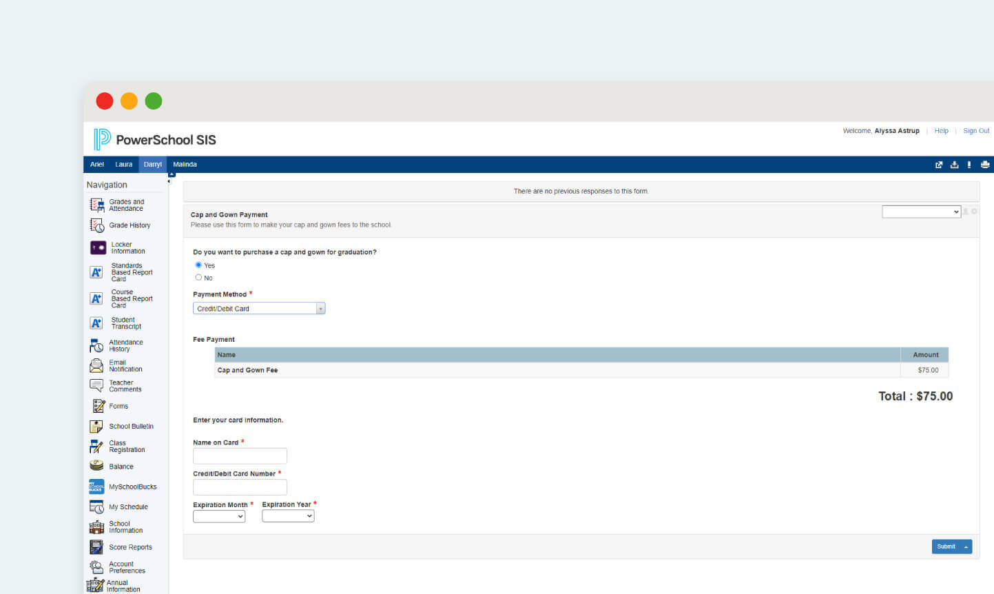 Formularios de PowerSchool Ecollect – PowerSchool MX